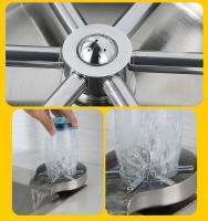 China 5 Holes Whole ABS Cup Washer Rinser High Pressure Automatic Cleaning Bar Accessories for sale
