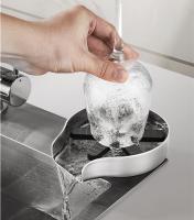 China Bar mat White and Blue ABS Faucet Glass Rinser for Kitchen Faucet Sinks Beer Bar Cafe for sale