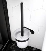 China Modern Design Black Towel Rack Bathroom Set Accessories Flexible Installation Advantage for sale