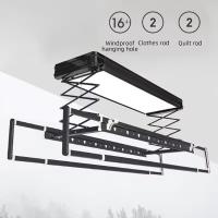 China Smart Balcony Electric Lifting Laundry Folding Hanger Clothes Rack Lizhen-Hwa.Vic for sale