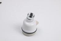 China 360 Degree Adjustable Rotatable White Swivel Head Kitchen Sink Faucet Nozzle Tap Adapter for sale
