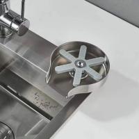 China Bar Push Club Quick Glass Rinser for Kitchen Sink Faucet Bottle Glass Cup Washer Cleaner for sale