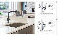 China 5 in 1 Kitchen Water Tap with Reverse Osmosis Filtration Hot Resistant and Cold Mixer for sale