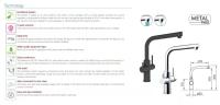 China 5 in 1 Kitchen Water Tap with Reverse Osmosis Filtration Hot Resistant and Cold Mixer for sale