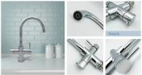 China 5 in 1 Kitchen Water Tap with Reverse Osmosis Filtration Hot Resistant and Cold Mixer for sale