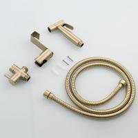 China 304 Stainless Steel Brushed Pressurize Spray Gun Assortment for Bathroom Supply Needs for sale
