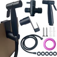 China 304 Stainless Steel Brushed Pressurize Spray Gun Assortment for Bathroom Supply Needs for sale