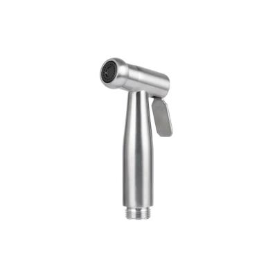 China Popular Handheld Stainless Steel Toilet Shattaf Bidet Diaper Bidet Water Sprayer for sale