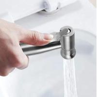 China Popular Handheld Stainless Steel Toilet Shattaf Bidet Diaper Bidet Water Sprayer for sale