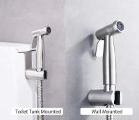 China Popular Handheld Stainless Steel Toilet Shattaf Bidet Diaper Bidet Water Sprayer for sale