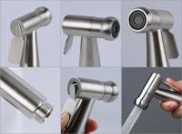 China Popular Handheld Stainless Steel Toilet Shattaf Bidet Diaper Bidet Water Sprayer for sale