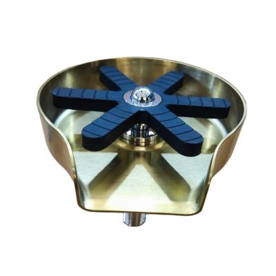China Sustainable and Stylish Starbath Golden Metal Glass Rinser for Restaurant Home BAR for sale