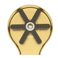 China Sustainable and Stylish Starbath Golden Metal Glass Rinser for Restaurant Home BAR for sale