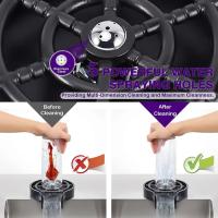 China 1 Metal Glass Rinser for Kitchen Sink Faucet Bottle Cup Washer Cleaner in Bar Push Club for sale