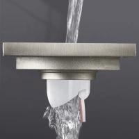 China Chrome Plated Brass Square Floor Drain for Bathroom and Kitchen in Strainer Style for sale