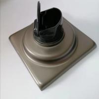 China Chrome Plated Brass Square Floor Drain for Bathroom and Kitchen in Strainer Style for sale