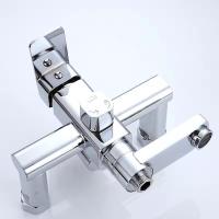 China 2024 Product Modern Bathroom Wash Stainless Steel Faucet Mixer Taps Chrome Bath Shower Set for sale