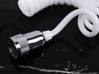 China 0.6mpa Bidet Hose Shower Plastic Hose Toilet Companion Spray Gun Water Retractable Spring Tube Shower Tube for sale