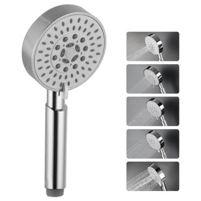 China 2024 Lizhen Hwa-Vic. 5 Function ABS Plastic Rain Handheld Shower Head for Bathrooms for sale