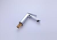 China Single Handle 304 Stainless Steel Brushed Finish Basin Mixer Tap for Hot and Cold Water for sale