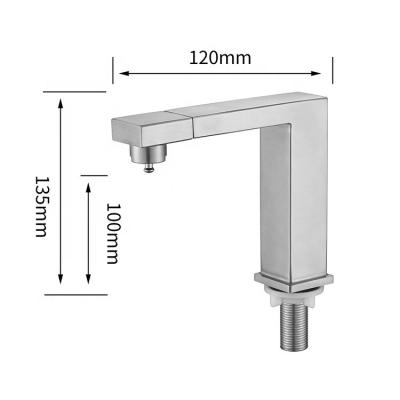 China 2024 Lizhen Durable No Handle Shower Room Basin Tarnishing Faucet Simple Style Modern for sale