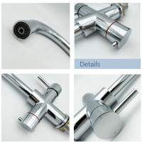 China Contemporary Kitchen 3 in 1 Water Filter Tap Hot Cold Water Mixer Filtration Taps for sale