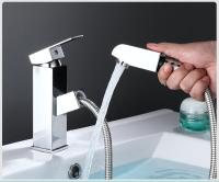 China 304 Stainless Steel Waterfall Sink Faucet for Bathroom Polished Lead-time 7-15 Days for sale