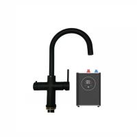 China Hot and Cold Brush Gold 3 in 1 Home Boiling Chilling Water Tap with Filtration System for sale