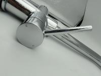China Upgrade Your Kitchen with 5-in-1 Silver Taps Hot Cold Mixer Boiling Water and Faucets for sale