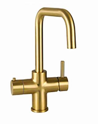 China 4 in 1 Chrome Bright Gold Water Filter Taps for Europe Function Boiling Water and Purify for sale