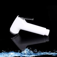 China ABS Hand Held Bidet Set Shower White Nozzle Portable Travel Toilet Bathroom Shattaf for sale