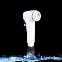 China ABS Hand Held Bidet Set Shower White Nozzle Portable Travel Toilet Bathroom Shattaf for sale