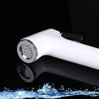 China ABS Hand Held Bidet Set Shower White Nozzle Portable Travel Toilet Bathroom Shattaf for sale