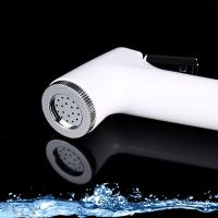 China ABS Hand Held Bidet Set Shower White Nozzle Portable Travel Toilet Bathroom Shattaf for sale