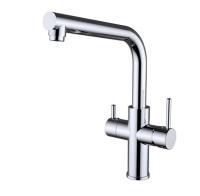 China Guaranteed 2 Years Modern Design 4 in 1 Reverse Osmosis Water Brass Kitchen Filter Tap for sale