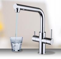 China Guaranteed 2 Years Modern Design 4 in 1 Reverse Osmosis Water Brass Kitchen Filter Tap for sale