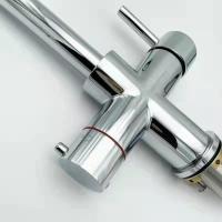 China Guaranteed 2 Years Modern Design 4 in 1 Reverse Osmosis Water Brass Kitchen Filter Tap for sale