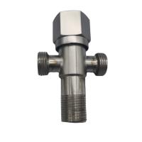 China Angle Valve Multifunction Stainless Steel 3Ways T Valves for Bathroom Engineering for sale