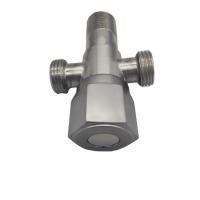China Angle Valve Multifunction Stainless Steel 3Ways T Valves for Bathroom Engineering for sale