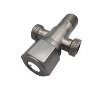 China Angle Valve Multifunction Stainless Steel 3Ways T Valves for Bathroom Engineering for sale