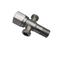 China Angle Valve Multifunction Stainless Steel 3Ways T Valves for Bathroom Engineering for sale