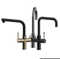 China 5-in-1 Boiling Chilling Sparkling Water Tap Hot Water Cold Mixer with Filtration Taps for sale