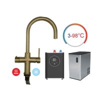 China Dual Handle 5 in 1 Boiling Chilling Kitchen Water Tap Hot Cold Mixer with Filtration for sale