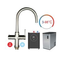China Dual Handle 5 in 1 Boiling Chilling Kitchen Water Tap Hot Cold Mixer with Filtration for sale