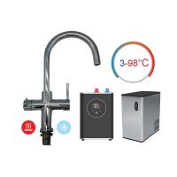 China Dual Handle 5 in 1 Boiling Chilling Kitchen Water Tap Hot Cold Mixer with Filtration for sale