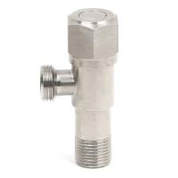 China Modern SUS 304 Stainless Steel Water Heater Toilet Water Inlet Stop Valve with Copper Core for sale
