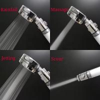 China High Water Pressure Saving Wall Mounted Shower Head with 3 Settings in CLASSIC Style for sale