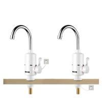 China Brushed LIZHEN 2024 Heating Faucet Led Digital Temperature Display Kitchen Sink Mixer Hot Cold Water Instant Electric Water Heater Tap for sale