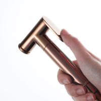 China Lizhen-Hwa.Vic Rose Gold Toilet Bidet Set with 1.5m Stainless Steel Hose Modern Style for sale