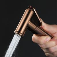 China Lizhen-Hwa.Vic Rose Gold Toilet Bidet Set with 1.5m Stainless Steel Hose Modern Style for sale